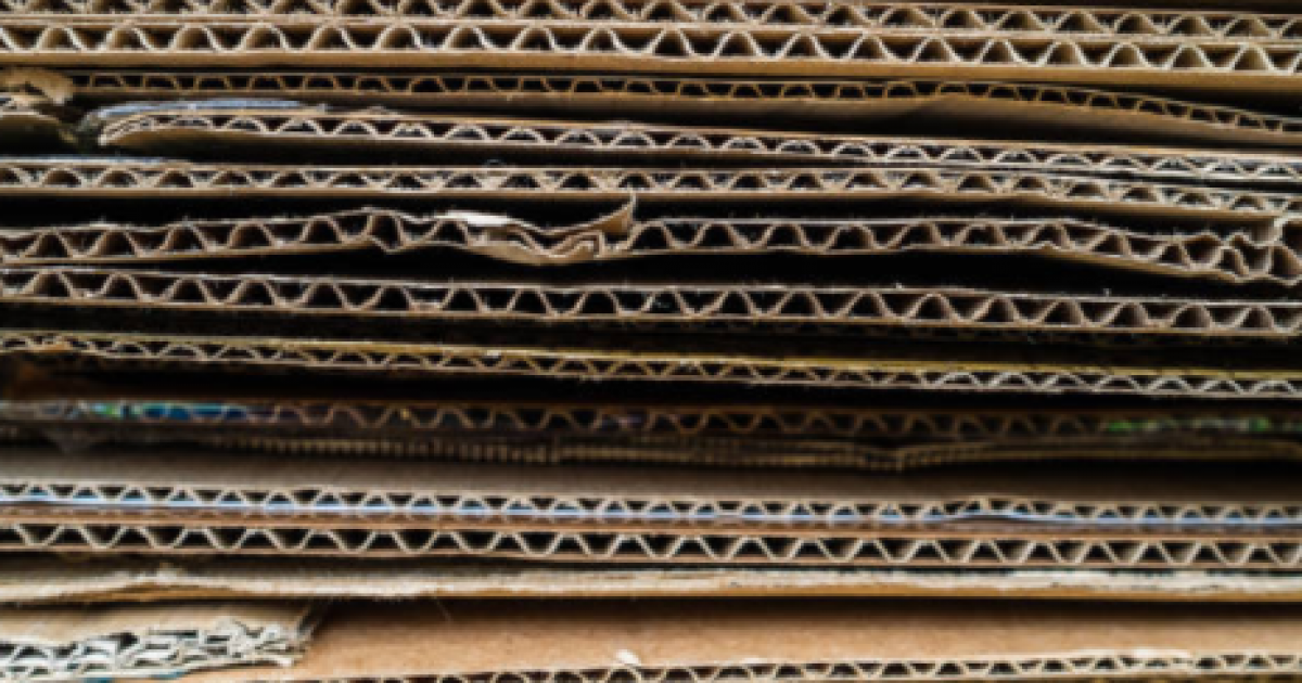 De recyclage van papier en karton verpakkingen