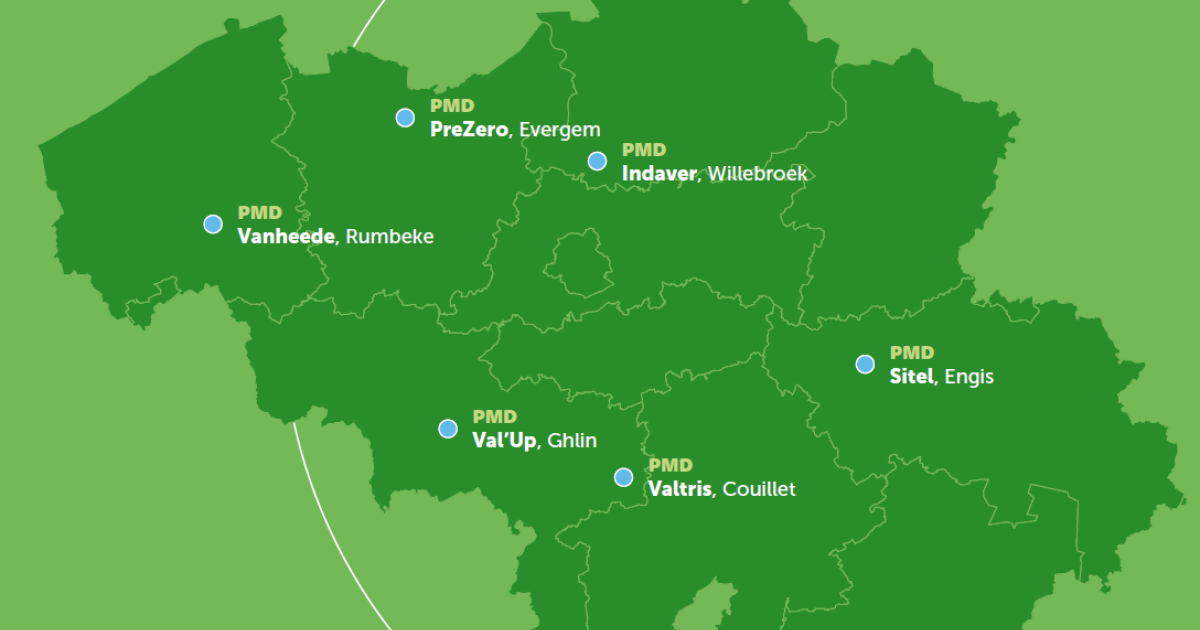 De recyclage van verpakkingsmateriaal in België